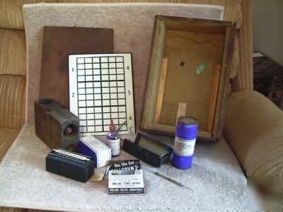 ~vintage~ poultry chicken pullorum testing kit