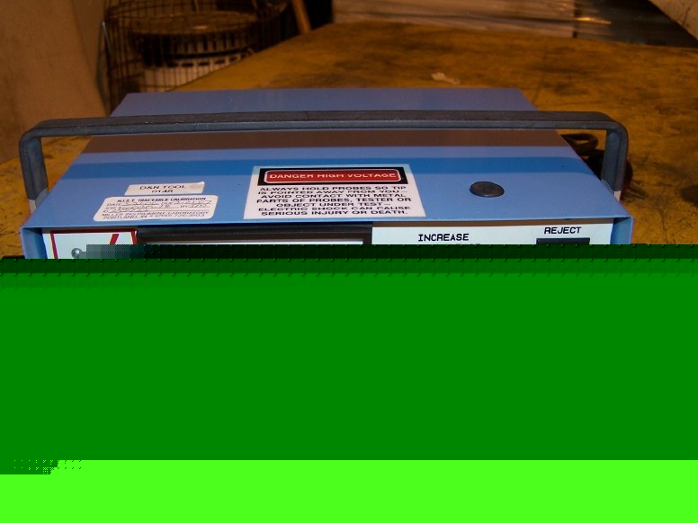 Slaughter 1306-3 hipot high voltage breakdown tester